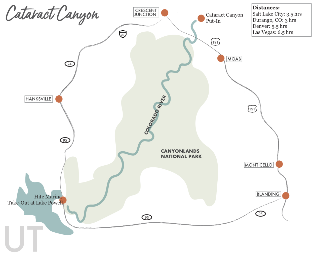Cataract Canyon Raft Trip Itinerary - Mild to Wild Rafting